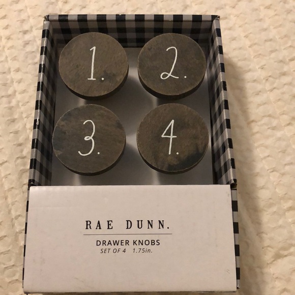 Rae Dunn | Other | Rae Dunn Numbered Wood Drawer Knobs | Poshmark